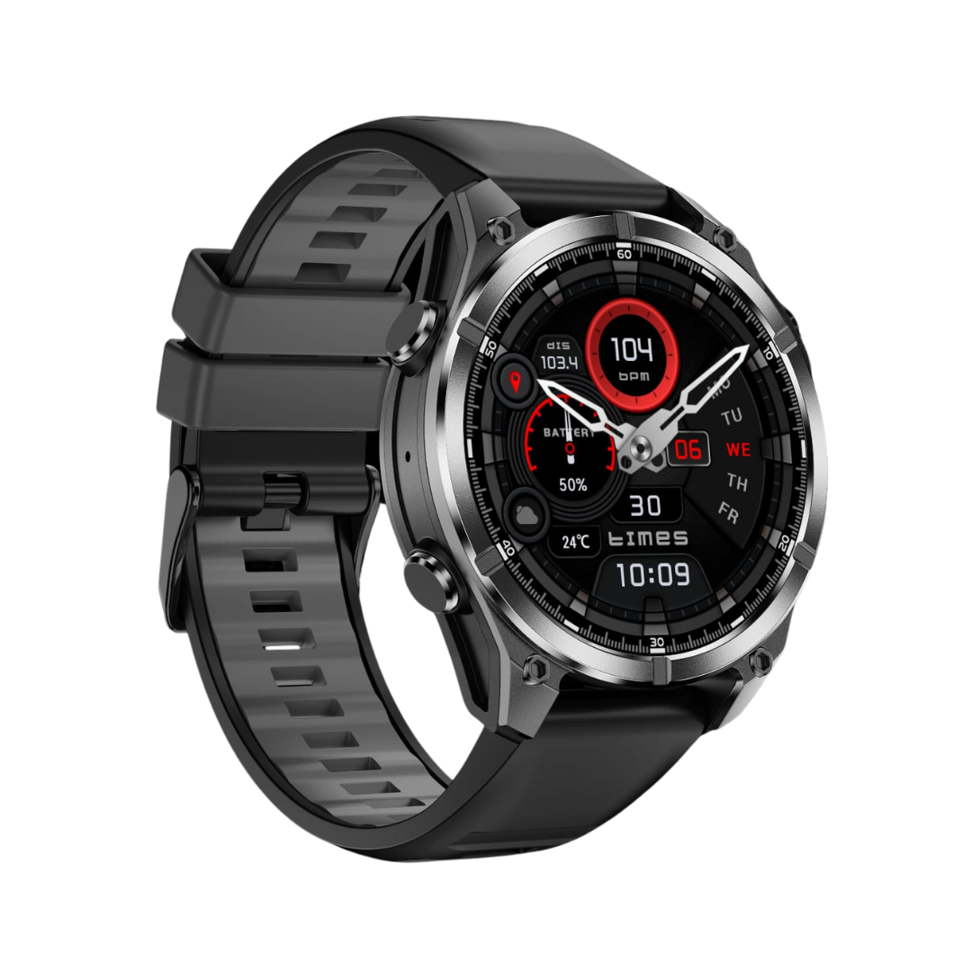 Tough Smartwatch - Tradie Watch - Black - Heavy-Duty - Op Gear